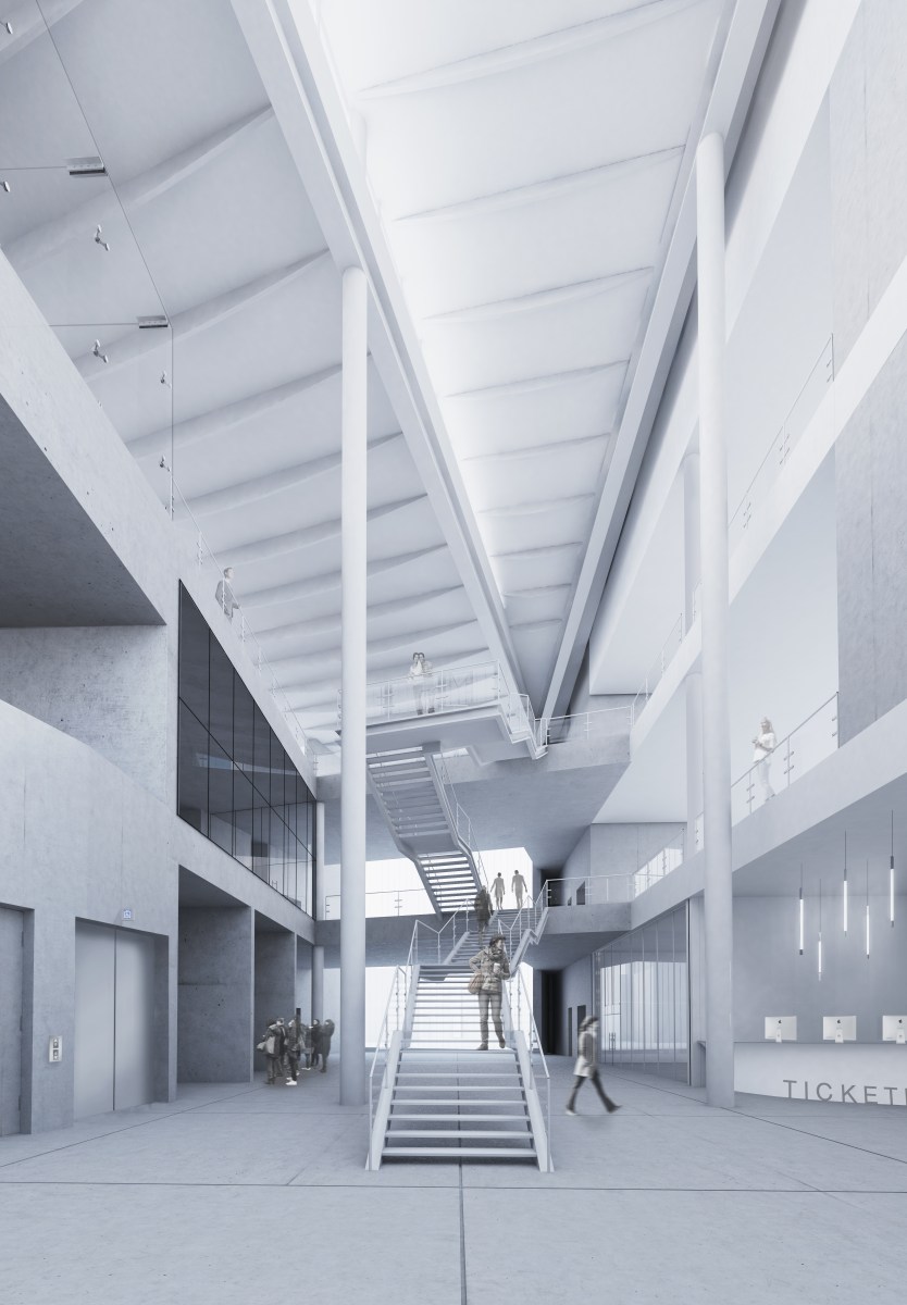 Render – Interior – Atrium | Nick Reddon