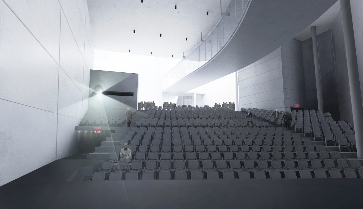 Render – Interior – Auditorium from Stage | Nick Reddon